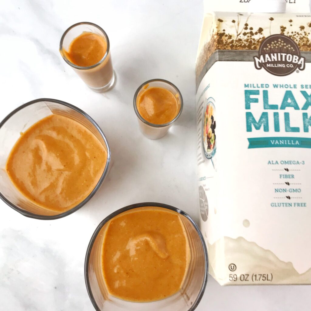 Dairy Free Pumpkin Mousse with Vanilla Flax Milk - Manitoba Flax Seed ...